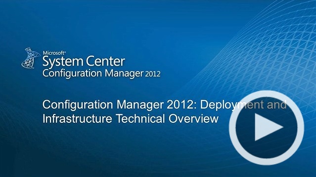 SCCM Deploy – #2 SCCM 2012 Infrastructure Technical Overview